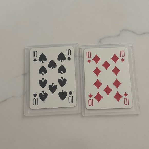 Gucci | Games | Vintage Gucci Set Of Tens 2 Blue Playing Cards | Poshmark
